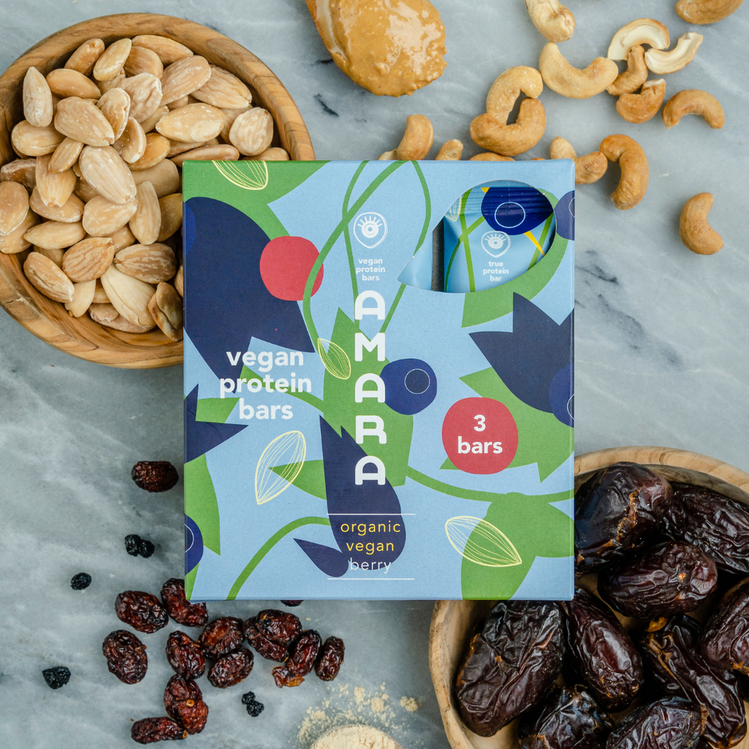 Amara Food | Organic Vegan Protein Bars