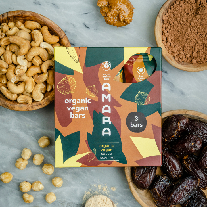 Amara Food | Organic Vegan Protein Bars